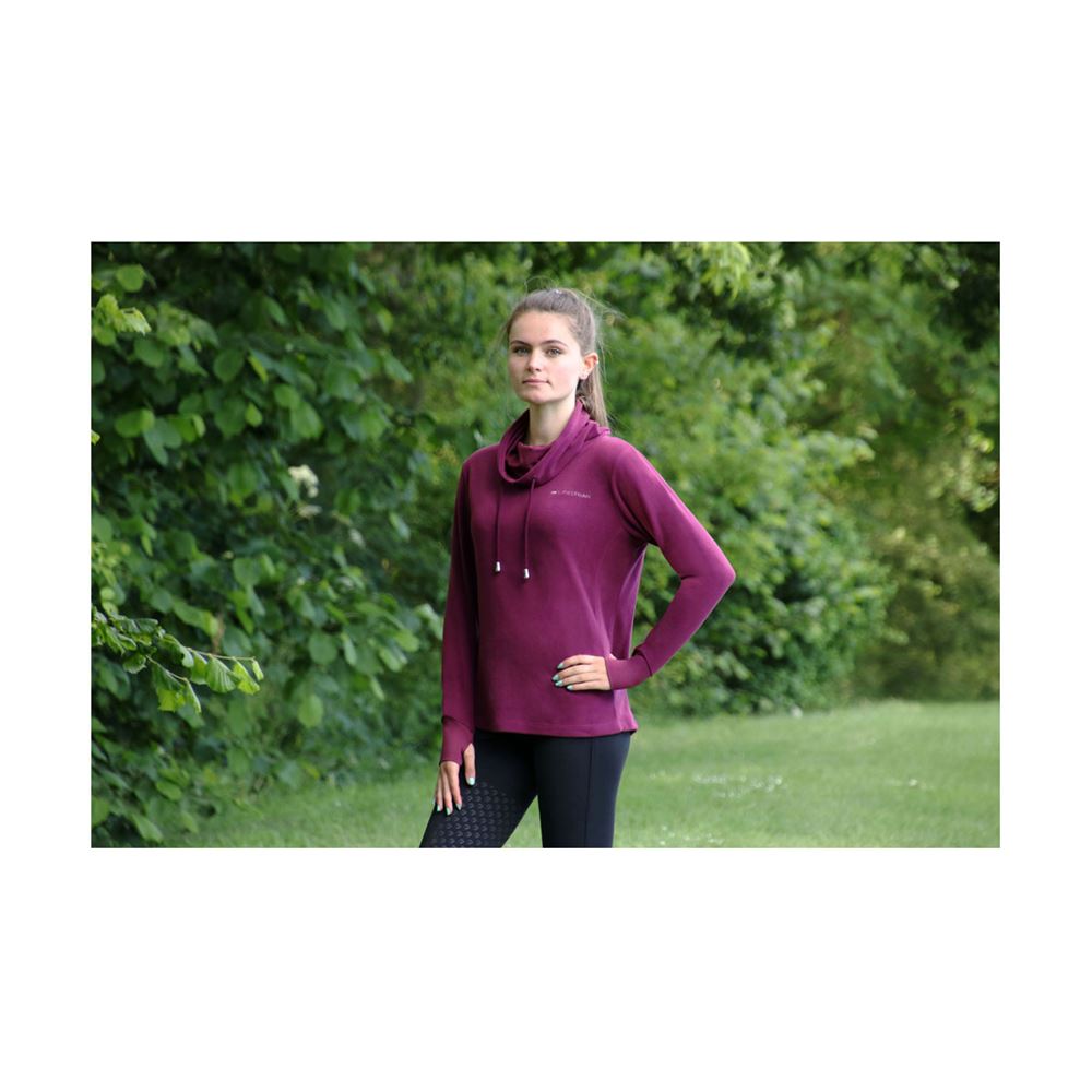 Hy Equestrian Synergy Cowl Neck Top (Fig)