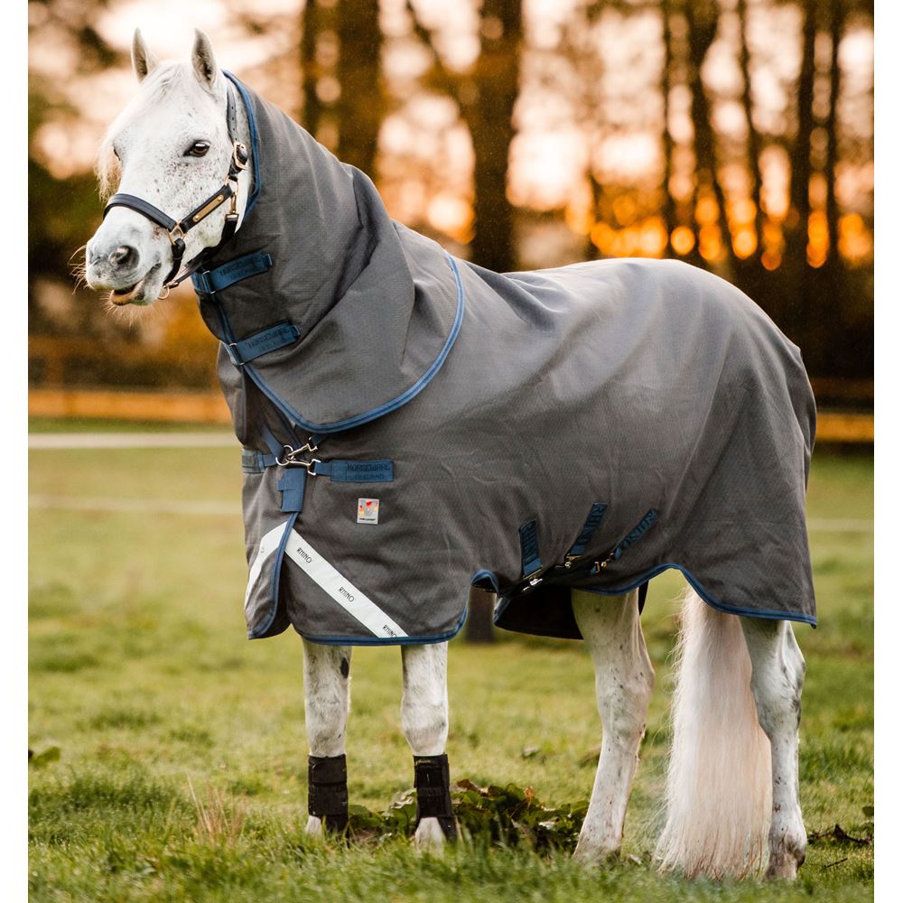 Horseware Rhino Plus HexStop Vari-Layer - 250g - 6'0" (Grey/Indigo ...