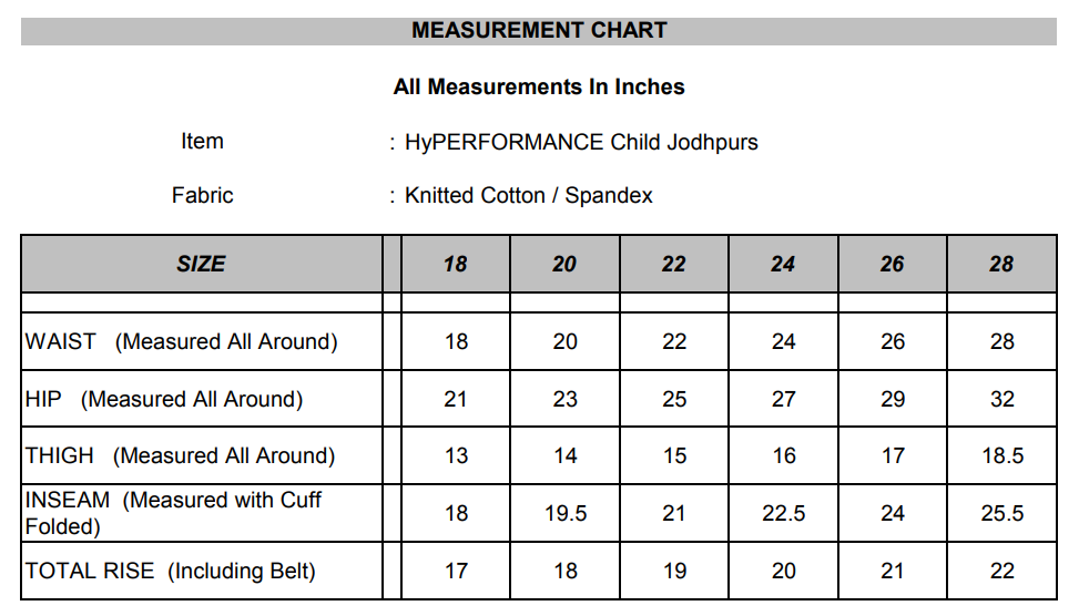 Hy Equestrian Burton Children's Jodhpurs (Beige)