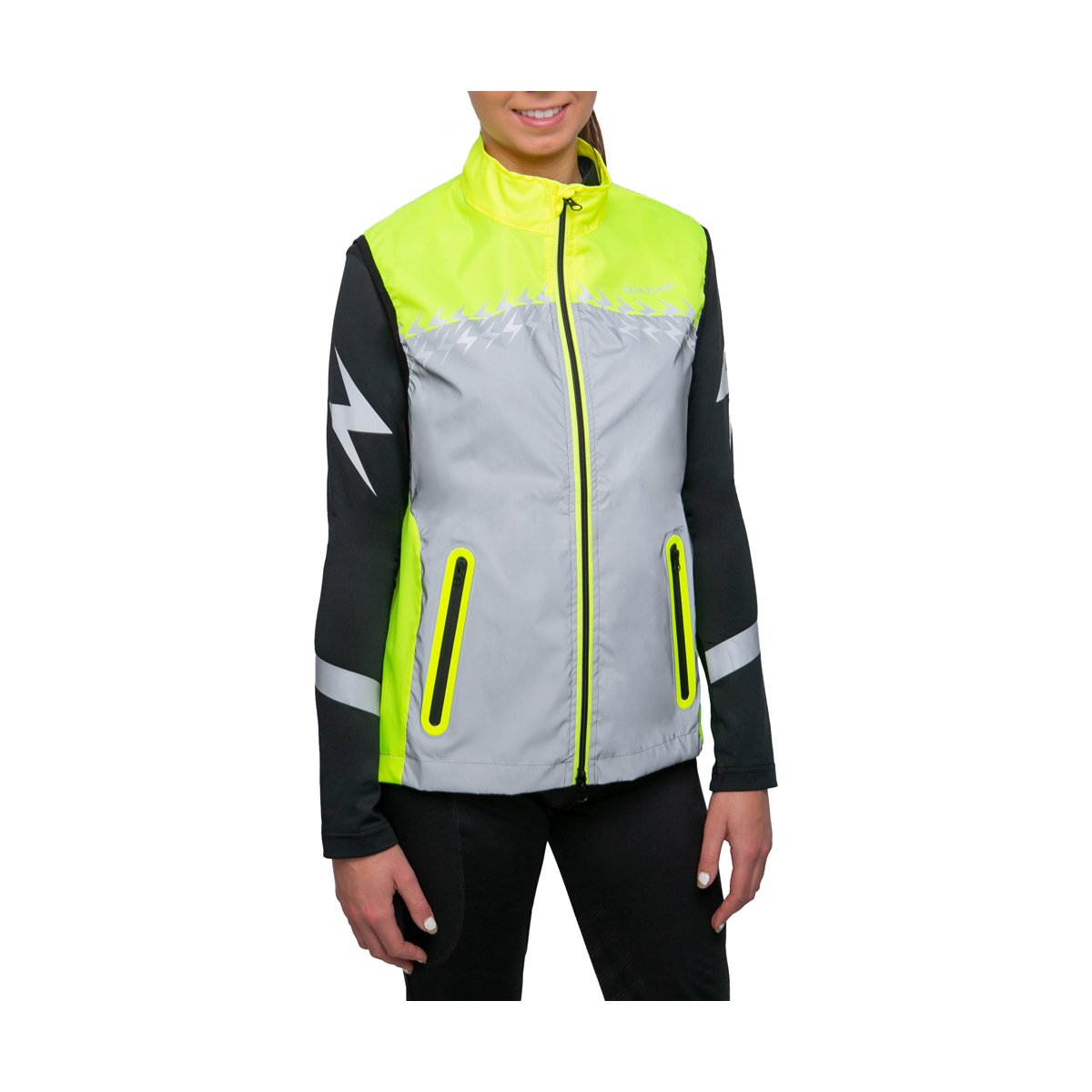 Silva Flash Lightweight Duo Reflective Gilet by Hy Equestrian (Yellow ...